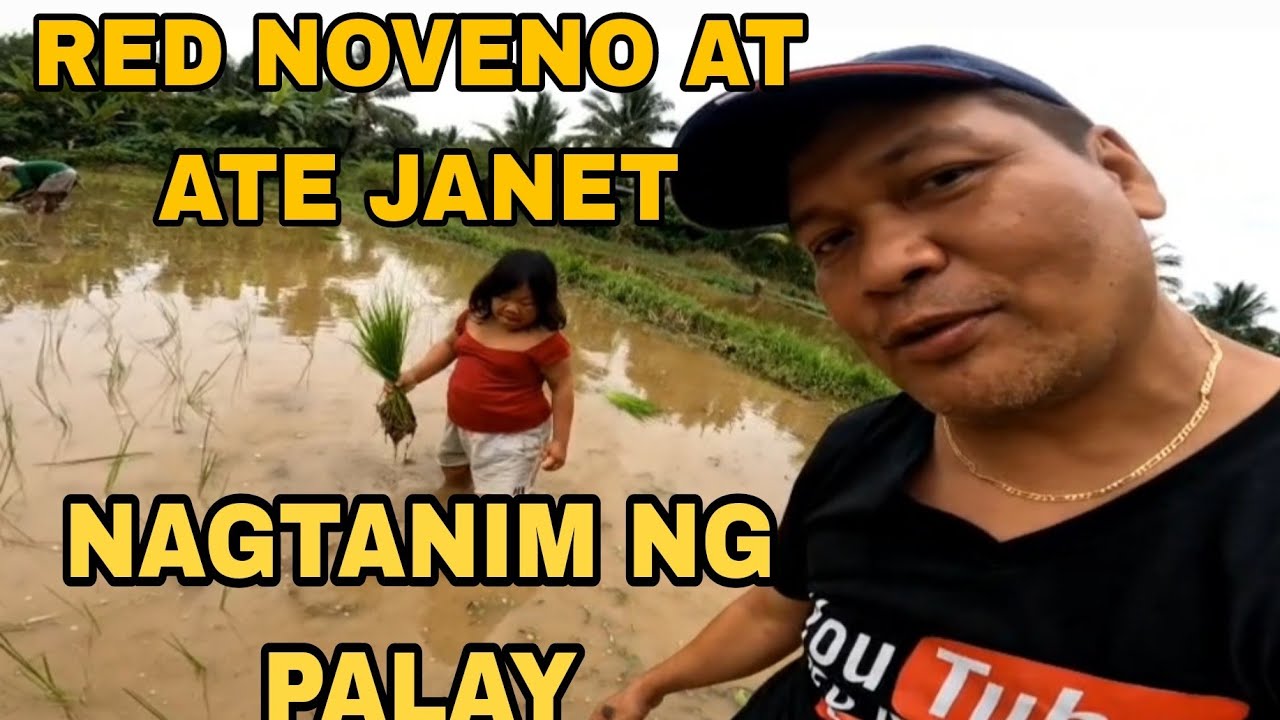 NAGTANIM KAMI NI JANET NG PALAY - YouTube