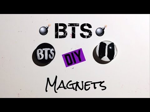 DIY BTS MAGNETS - YouTube