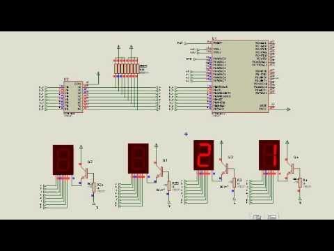 Interfacing 7 segment displays with AVR (ATmega32) - YouTube