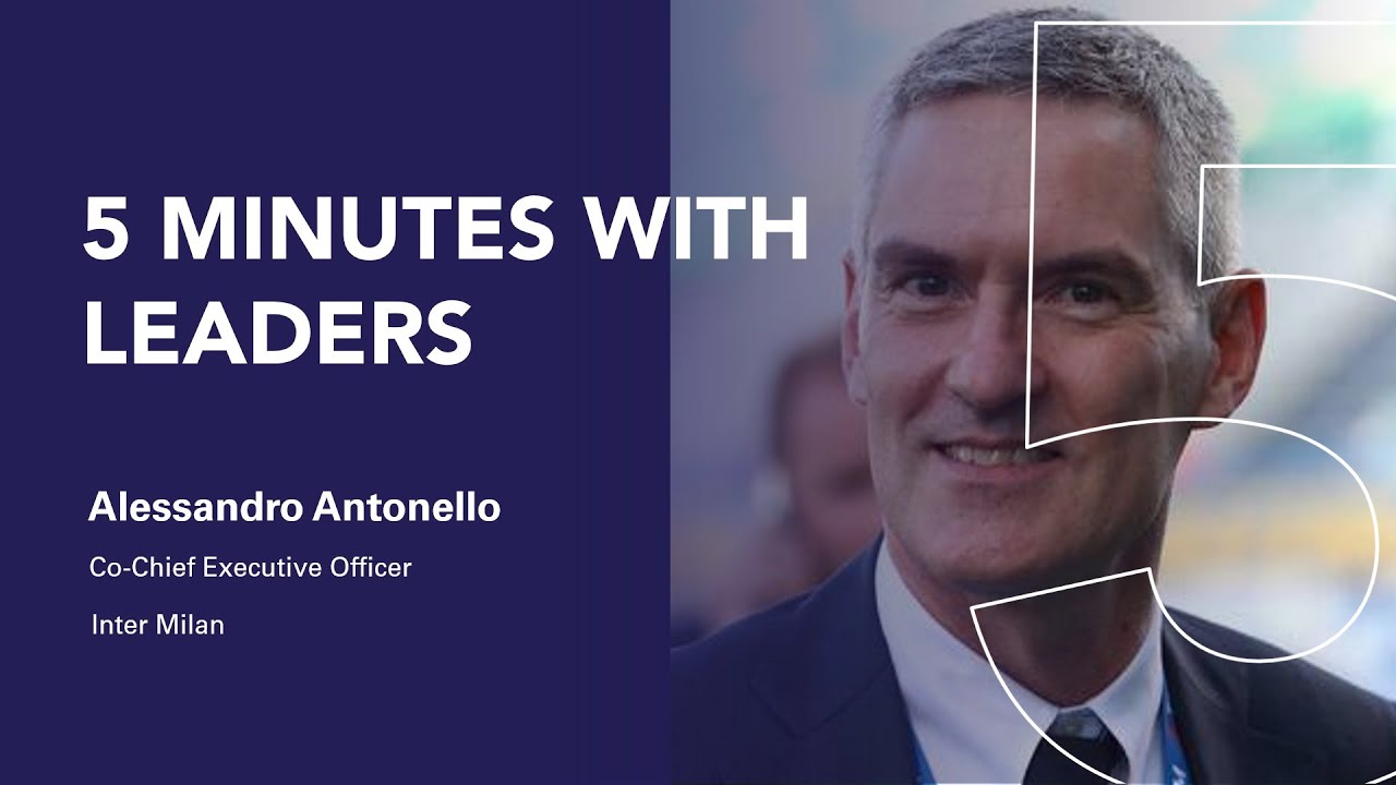 5 Minutes with Leaders: Alessandro Antonello, Inter Milan - YouTube