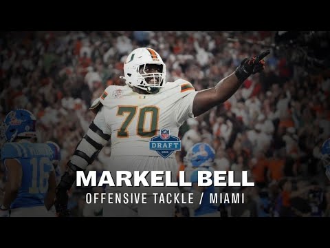 Markel Bell Highlights | Miami Hurricanes OT | 2026 NFL Draft Scouting ...
