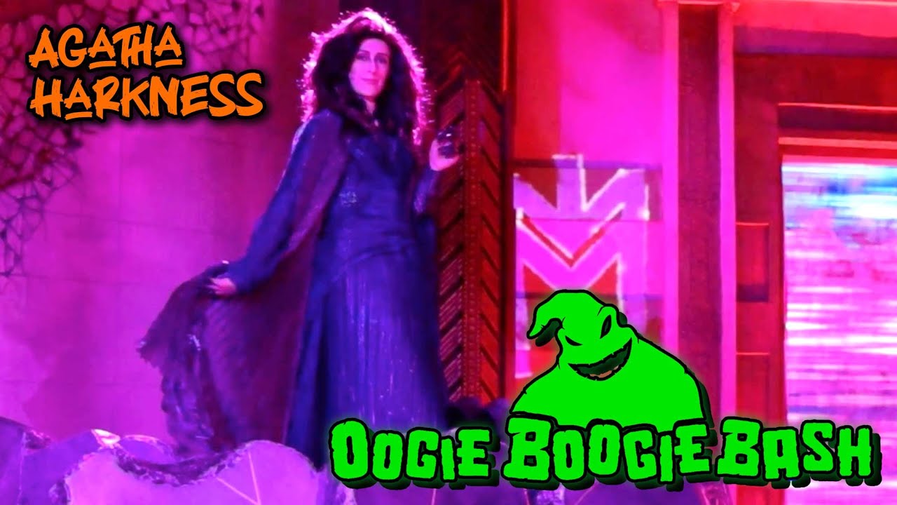 It was Agatha all along! Agatha Harkness at Oogie Boogie Bash 2021in ...