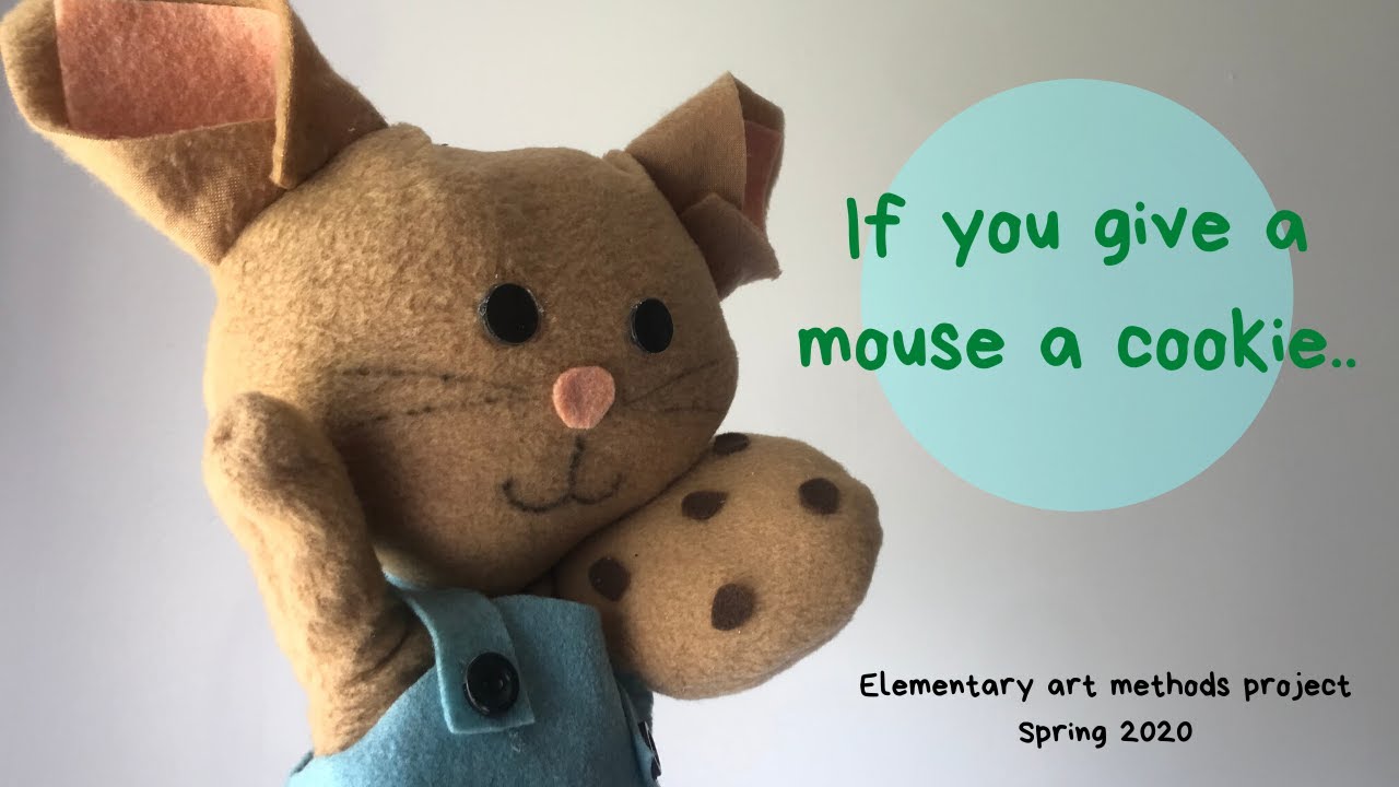 If you give a mouse a cookie puppet show storytime - YouTube