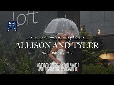 Allison and Tyler's Wedding Highlight Film Park loft, Oceanport, NJ, AB Wedding Studio