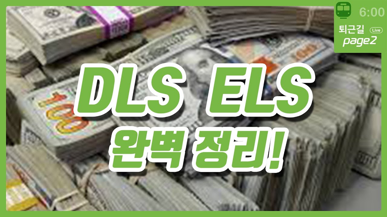 DLS, ELS 완벽 정리!_19.08.16_ 황세운, 박제영 [퇴근길 Page2] - YouTube