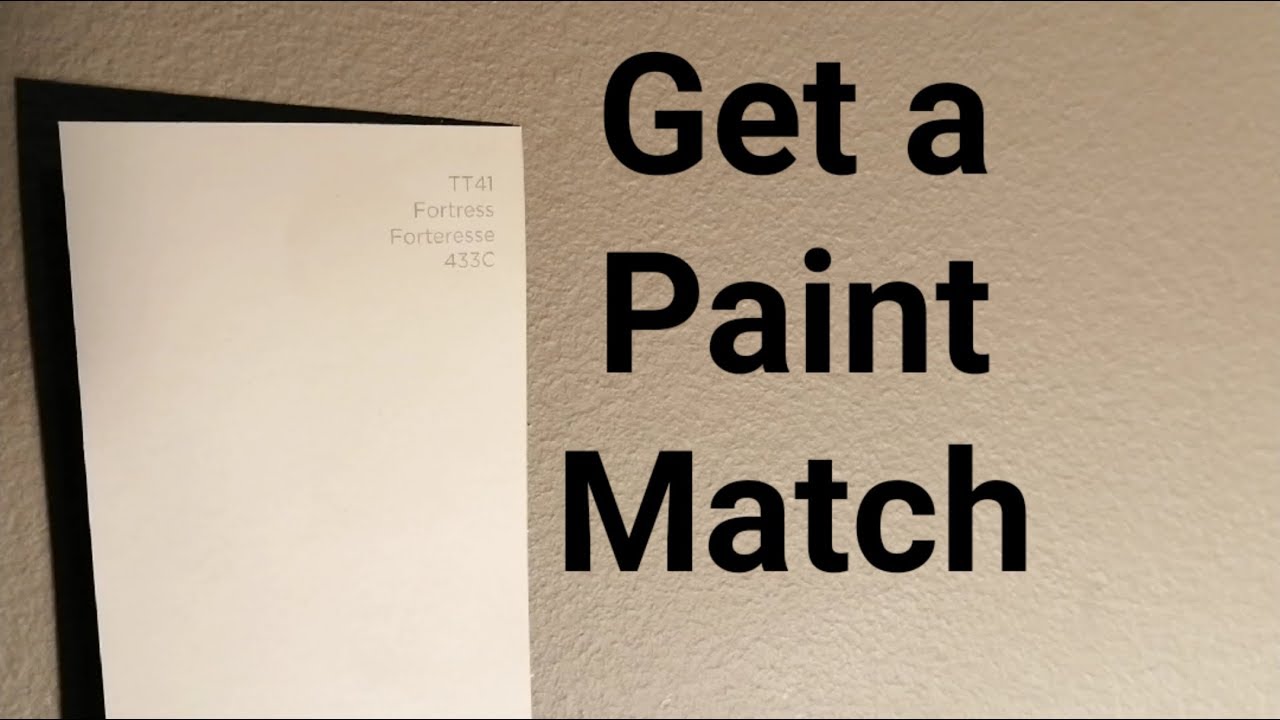 How To Get A Paint Chip matching Paint YouTube how-to-get-a-paint-chip-matching-paint-youtube