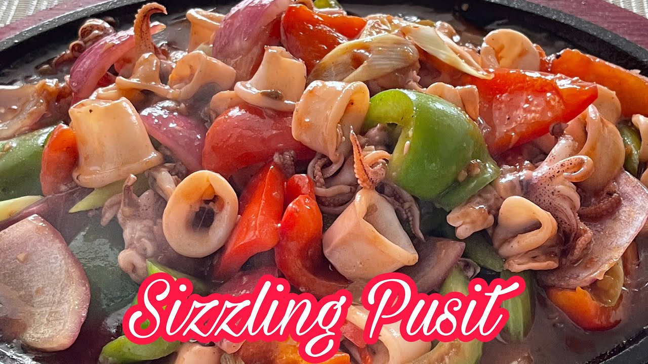 Sizzling Pusit Recipe - YouTube