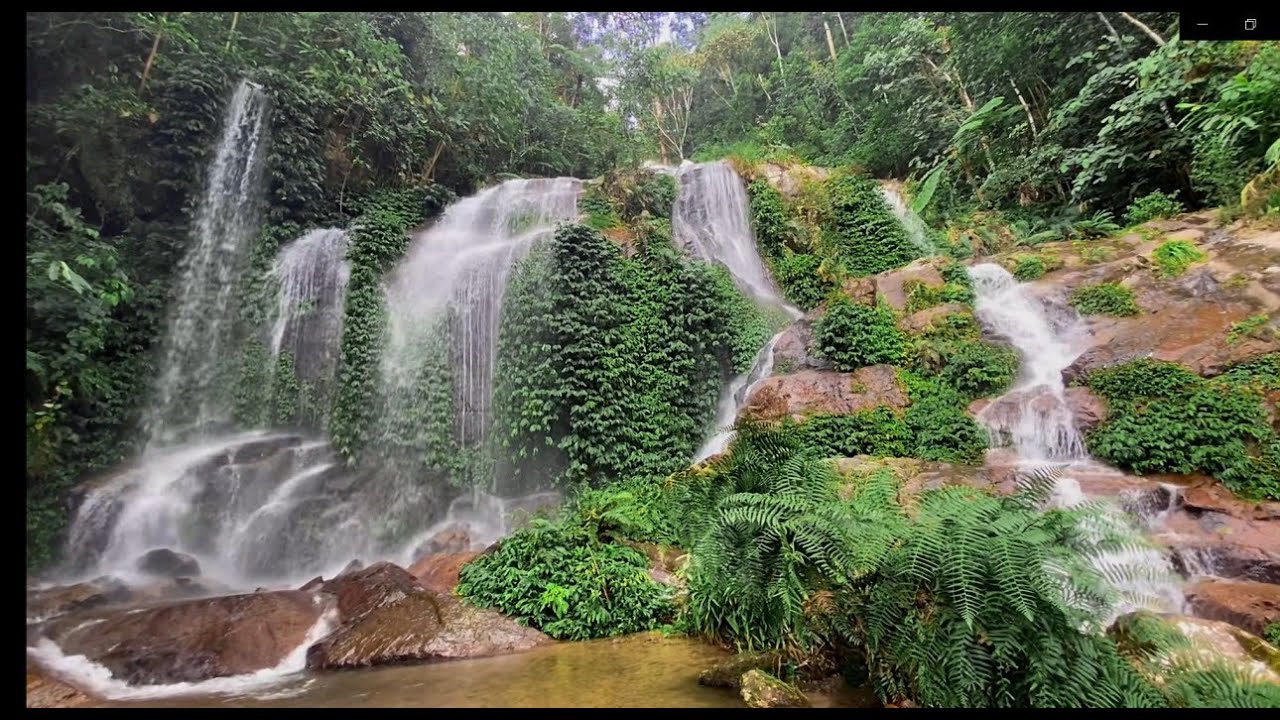 Objek wisata Air Terjun Talang Kemulun - YouTube
