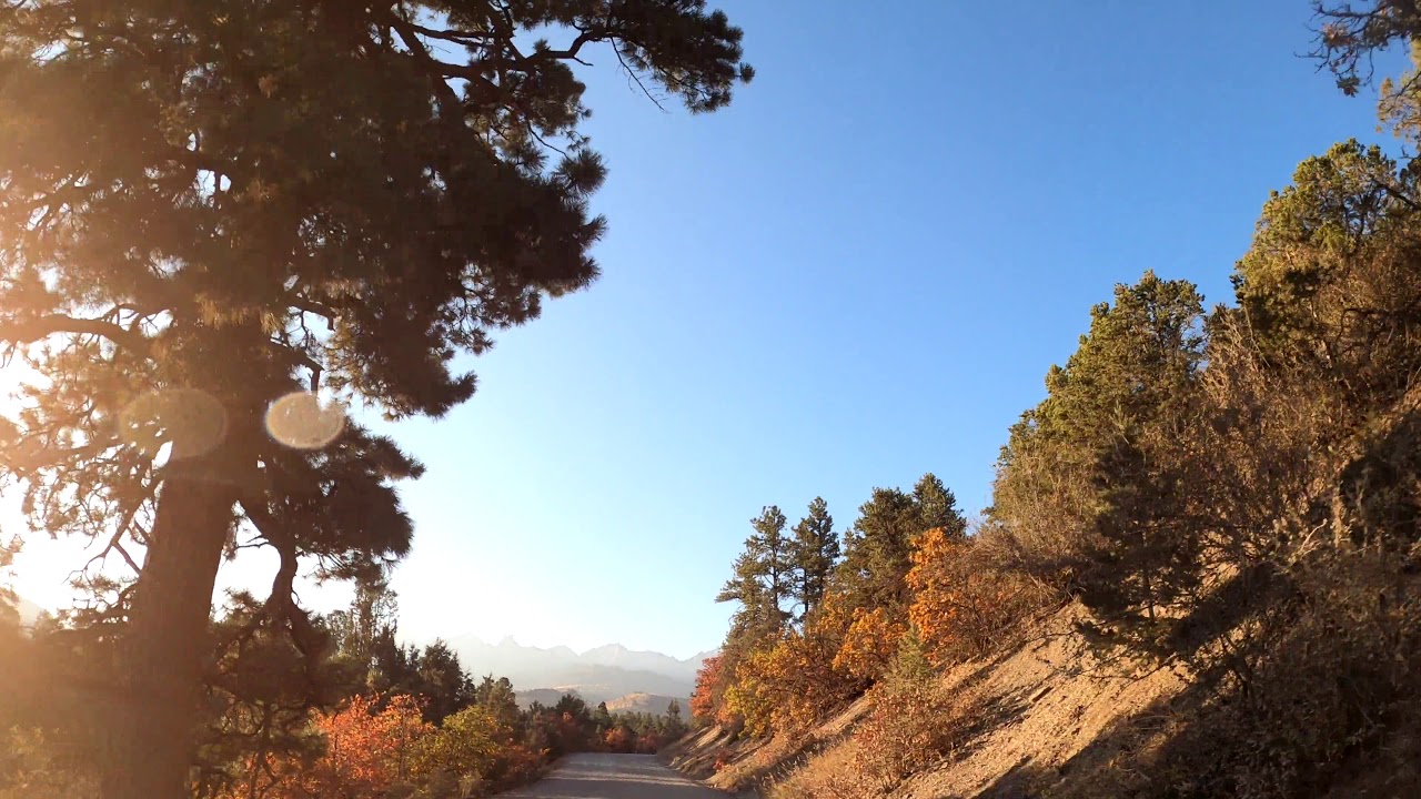 County Road 7 Drive. Ridgway, Colorado. Early Morning Fall Drive. - YouTube