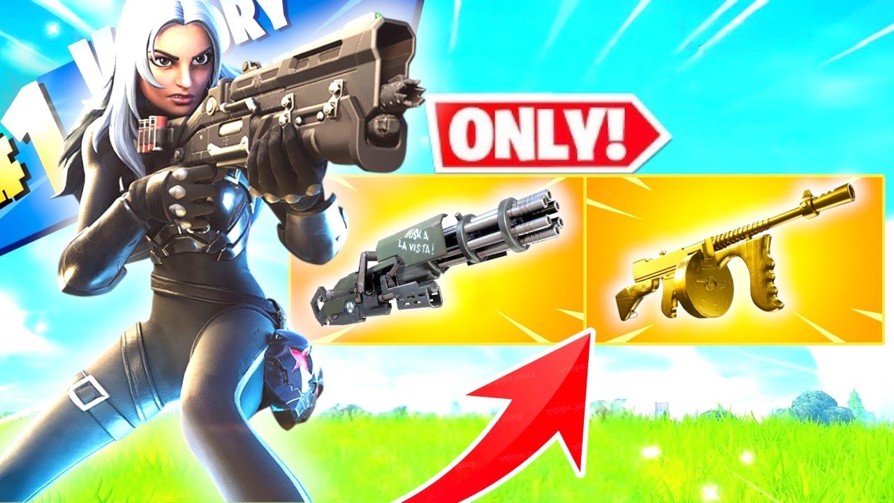 The MYTHIC *MINIGUN* And *DRUM GUN* Only Challenge In Chapter 6 Season ...