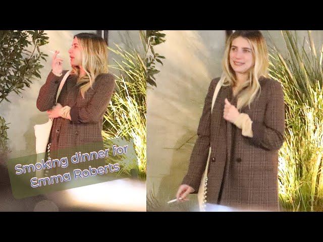 Emma Roberts Quit Smoking