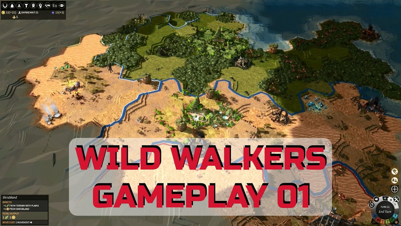 Endless Legend: Wild Walkers Gameplay 01 - YouTube