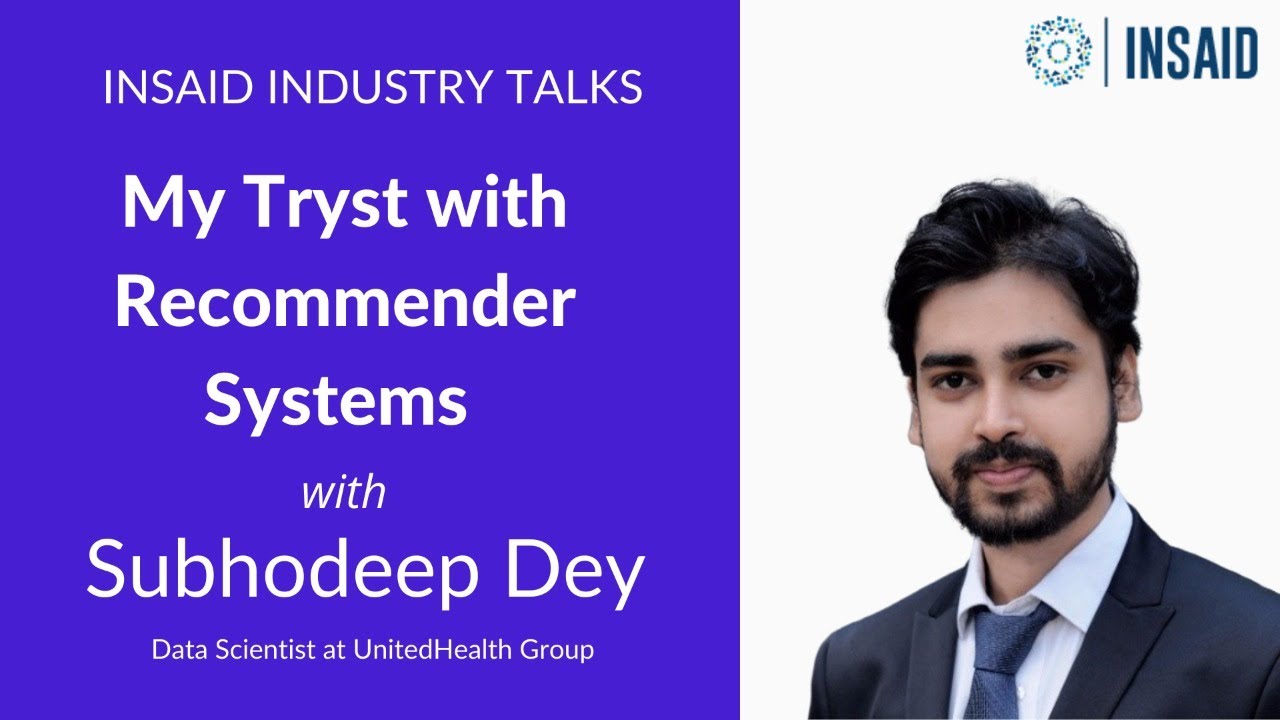 UnitedHealth Group | Industry Talk with Subhodeep Dey - Data Scientist - YouTube