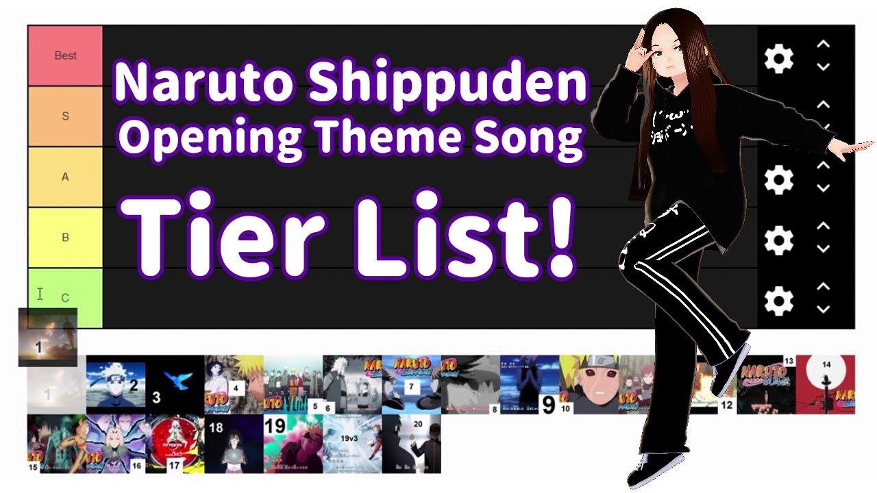 Naruto Shippuden Opening Theme Song Tier List! (*strictly my opinion ...