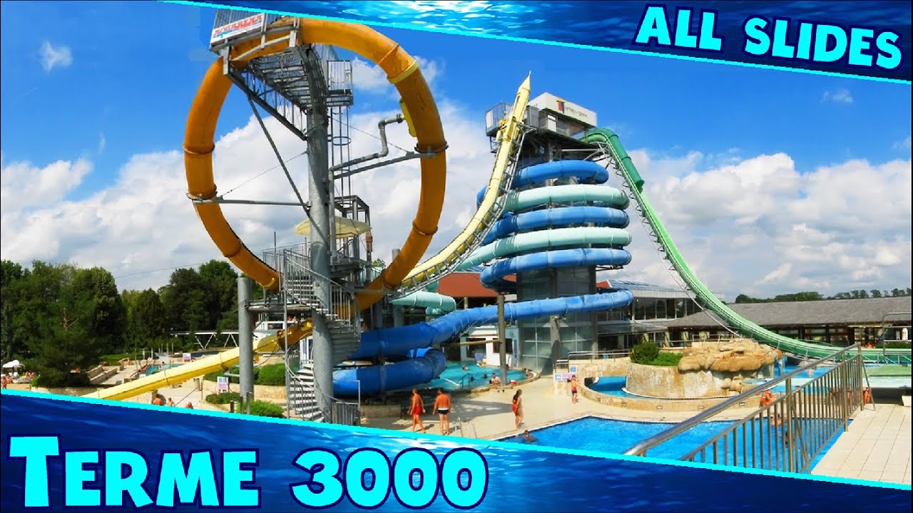 INSANE WATER SLIDES at Terme 3000, Slovenia 2020 - YouTube