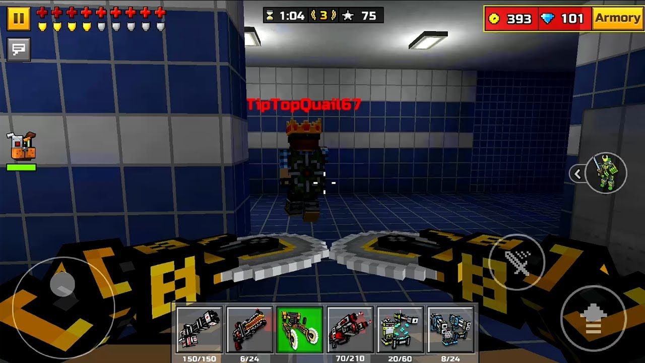 Pixel Gun 3D Android Gameplay - Berserk Exoskeleton - YouTube