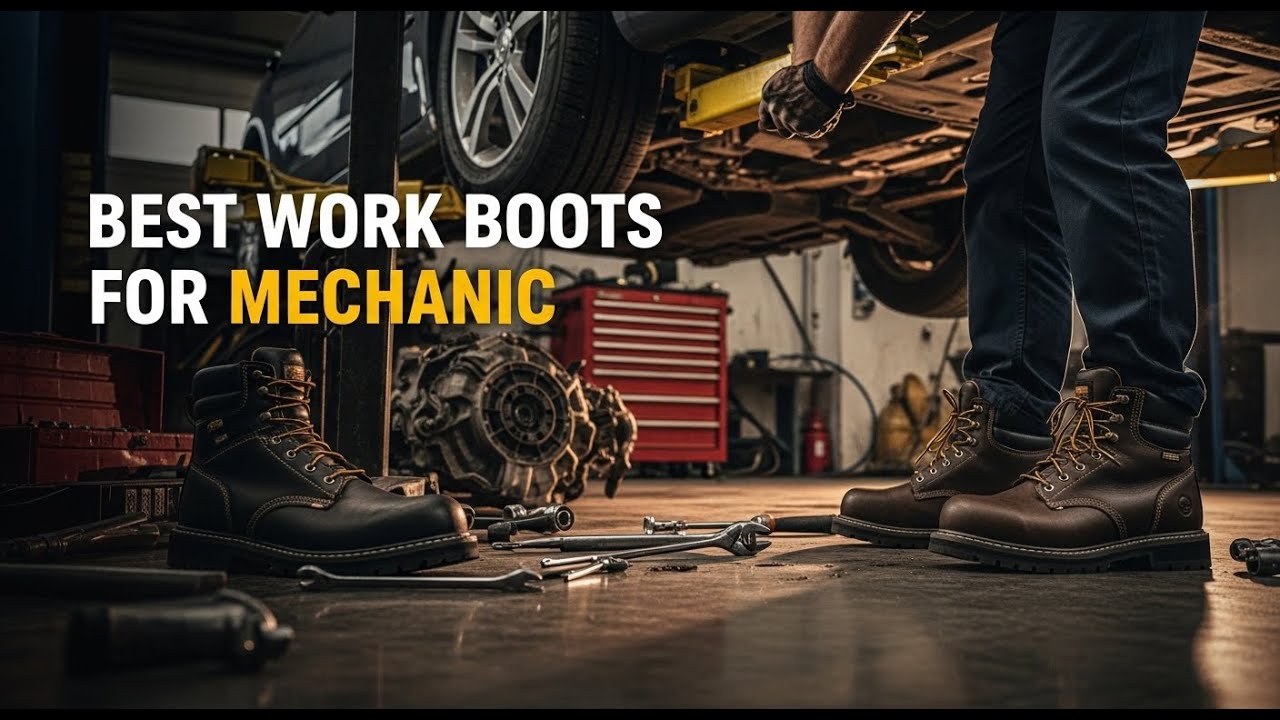 TOP 5 Best Work Boots For Mechanic 2025 | Work Boots - YouTube