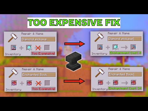 Anvil Too Expensive Minecraft?? Mod ini Solusinya! - YouTube
