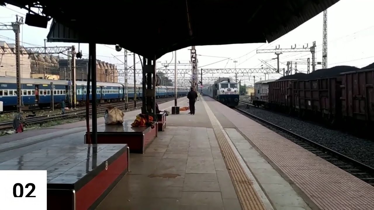 THE SHATABDI | FULLY LOADED BOXN RAKE WITH COAL IS OVERTAKEN BY THE ...