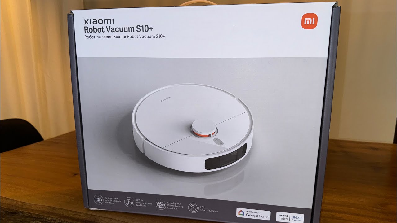 Robô Aspirador Xiaomi S10+ Unboxing - YouTube