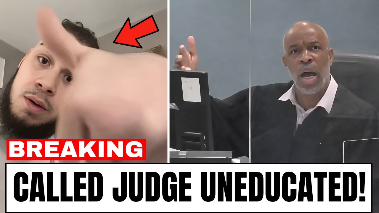Judge Perkins DESTROYS Man Who Called Him “Uneducated” - Contempt ...