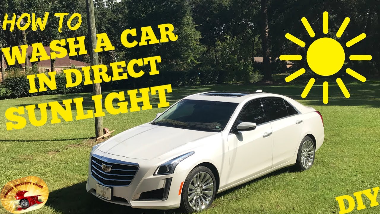 AMAZING! How To Wash a Vehicle in DIRECT SUNLIGHT...NO Drying & NO ...