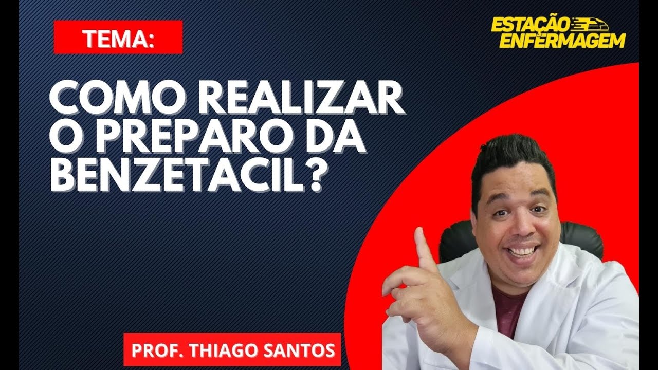 Como realizar o preparo da Benzetacil? - YouTube