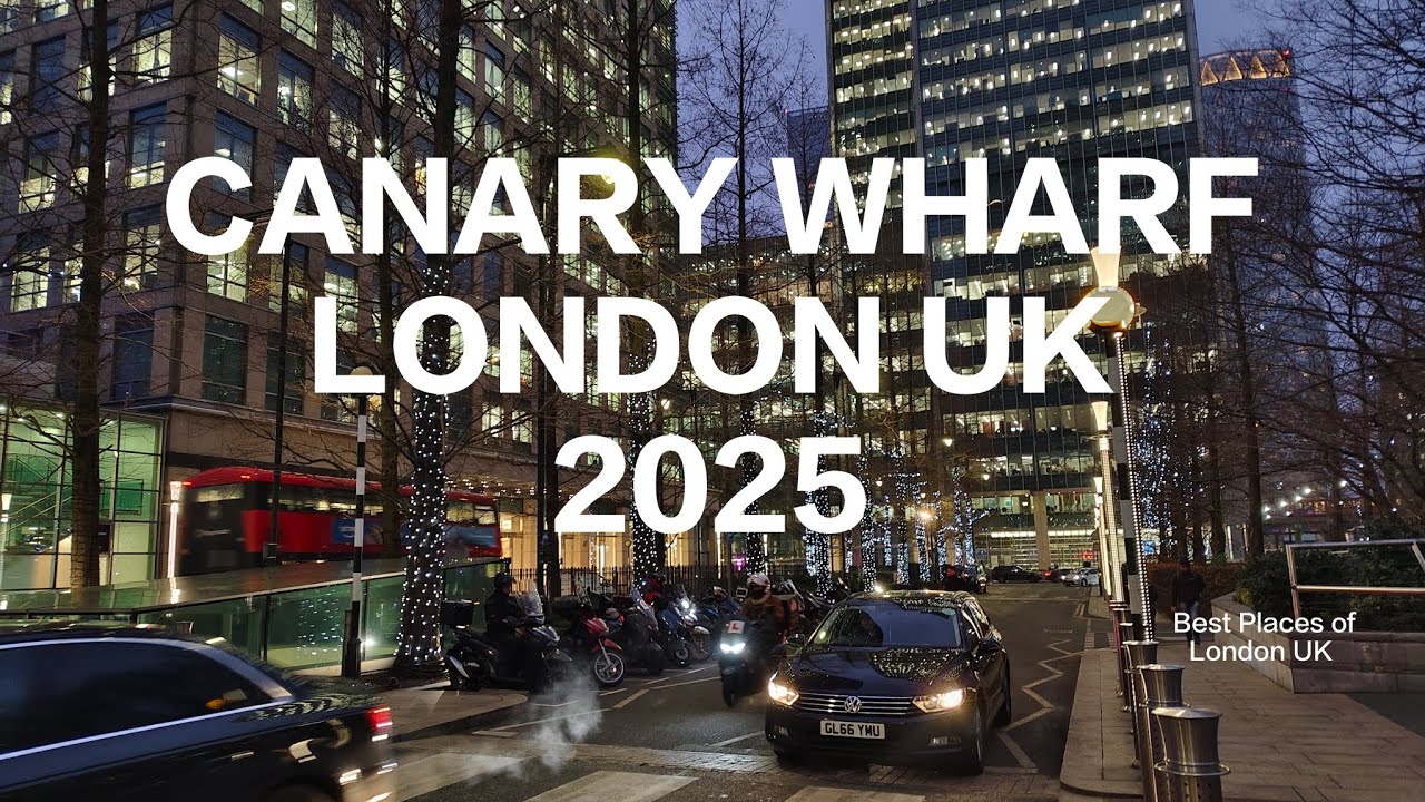 Canary Wharf London UK 2025 - YouTube