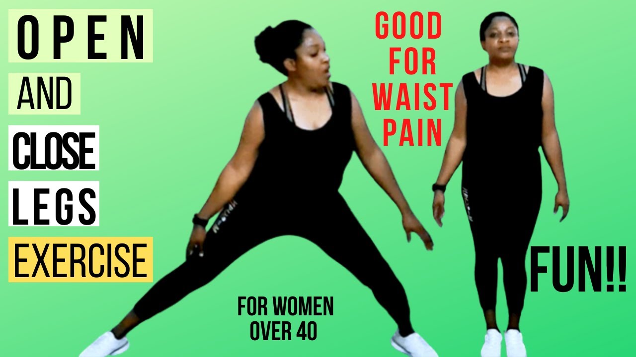 Open And Close Legs Exercise 🔥 Good For Waist Pain | for Women Over 40 ...