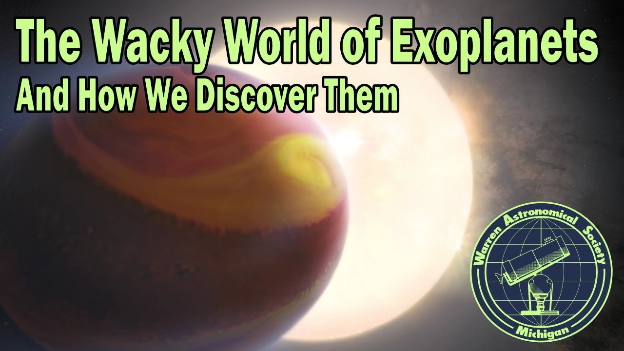 "The Wacky World of Exoplanets and How We Discover Them" and "Lunar ...