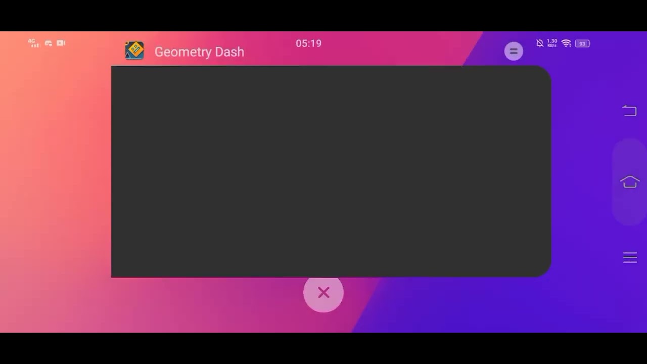 how to open geometry dash split screen - YouTube