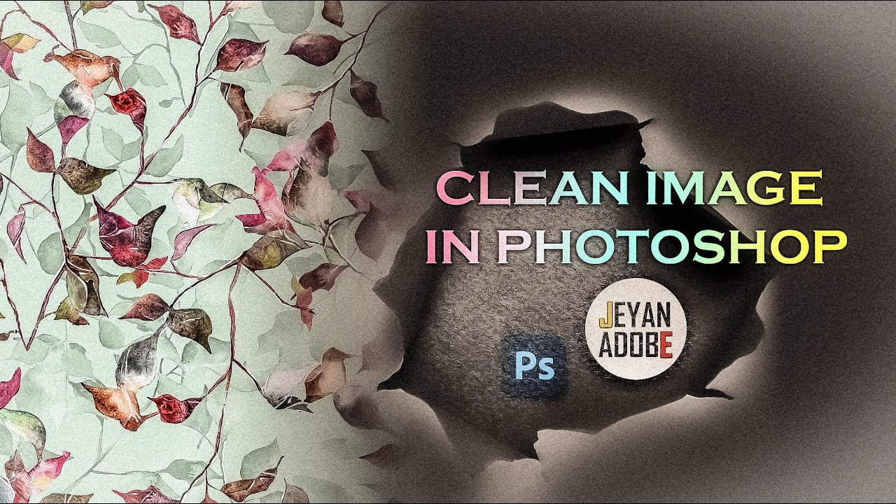 How to Clean an Image - YouTube