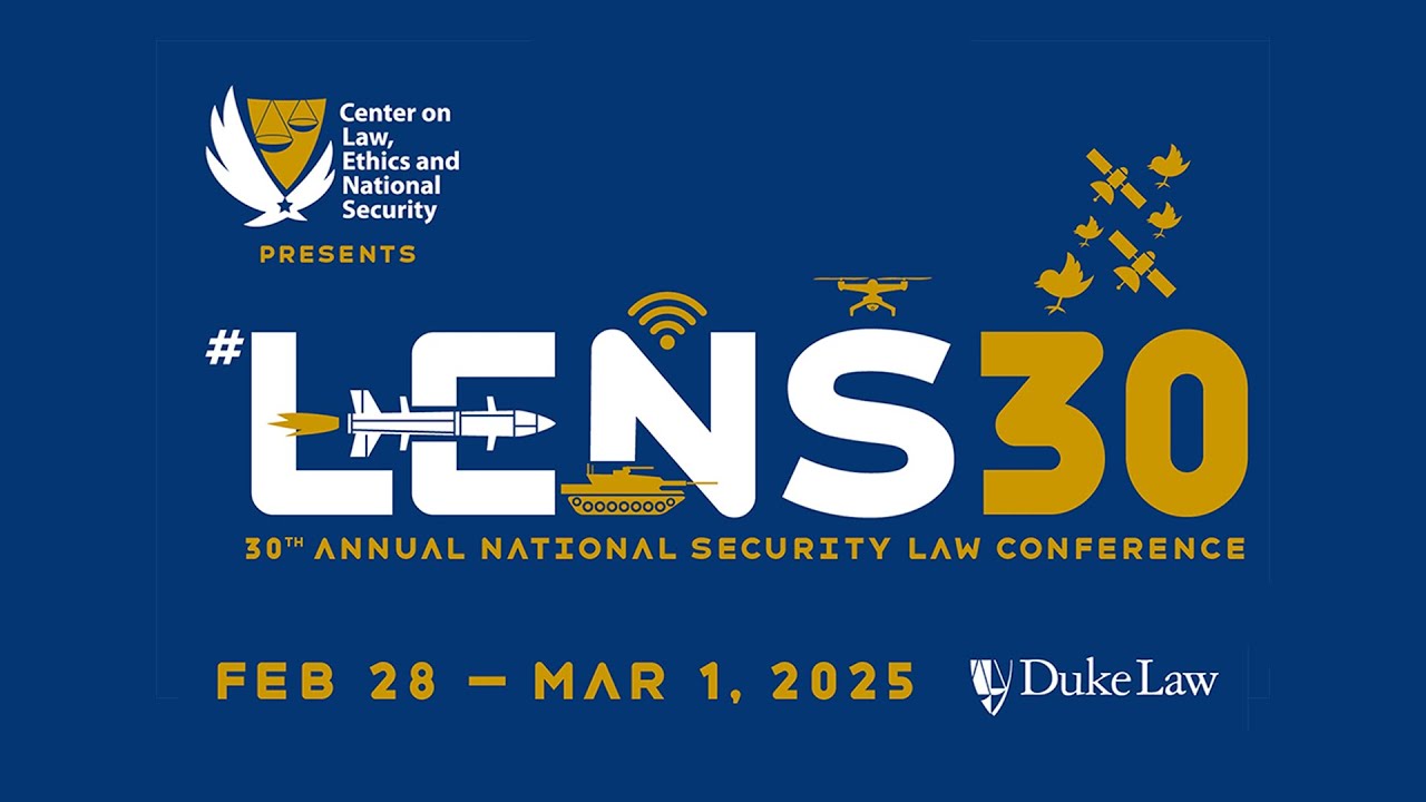 LENS 2025 | Mark Nevitt, Climate Change, Environmental Law, and ...