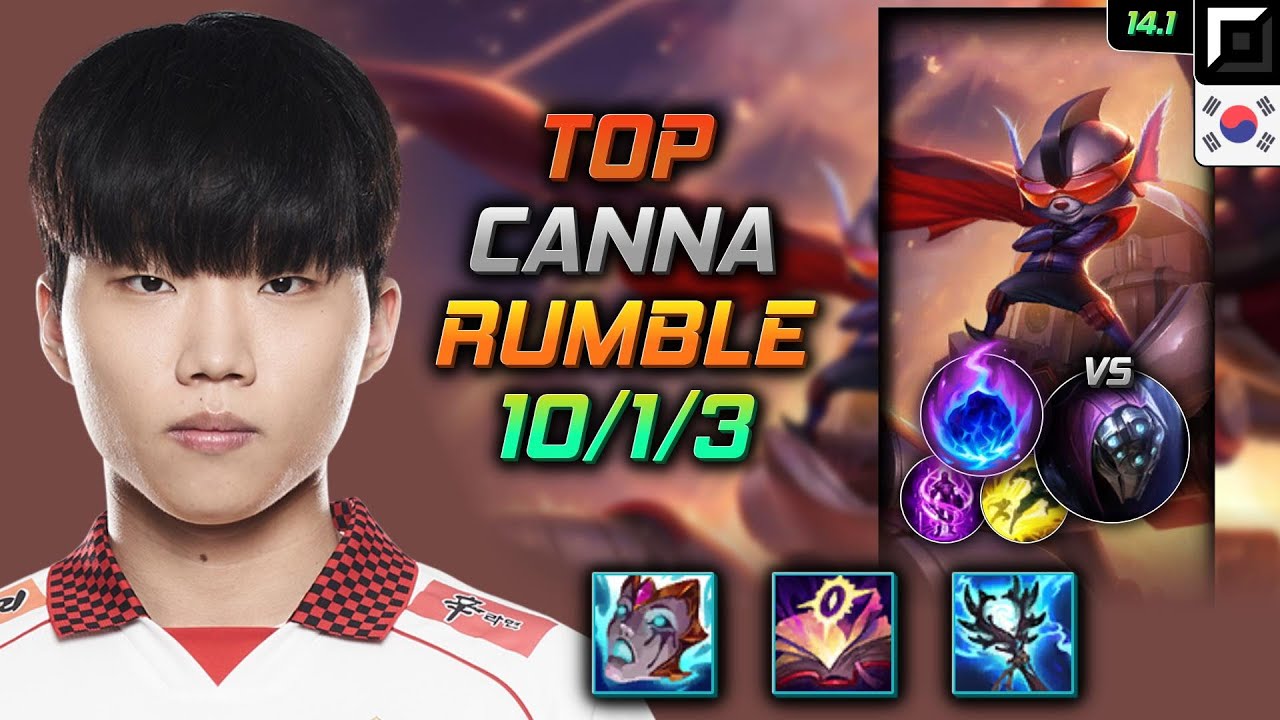 Rumble Top Build Canna Liandry's Torment Arcane Comet - LOL KR Master ...