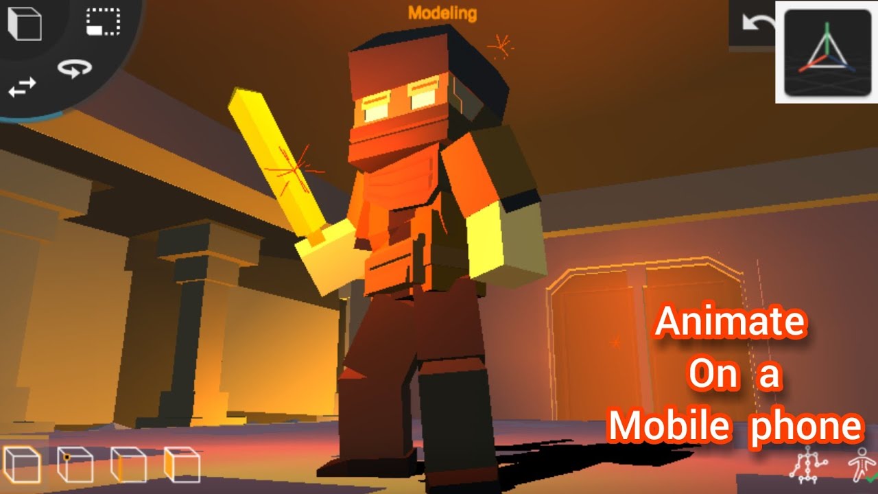 I Made a Minecraft animation with my phone : Animating time lapse - YouTube