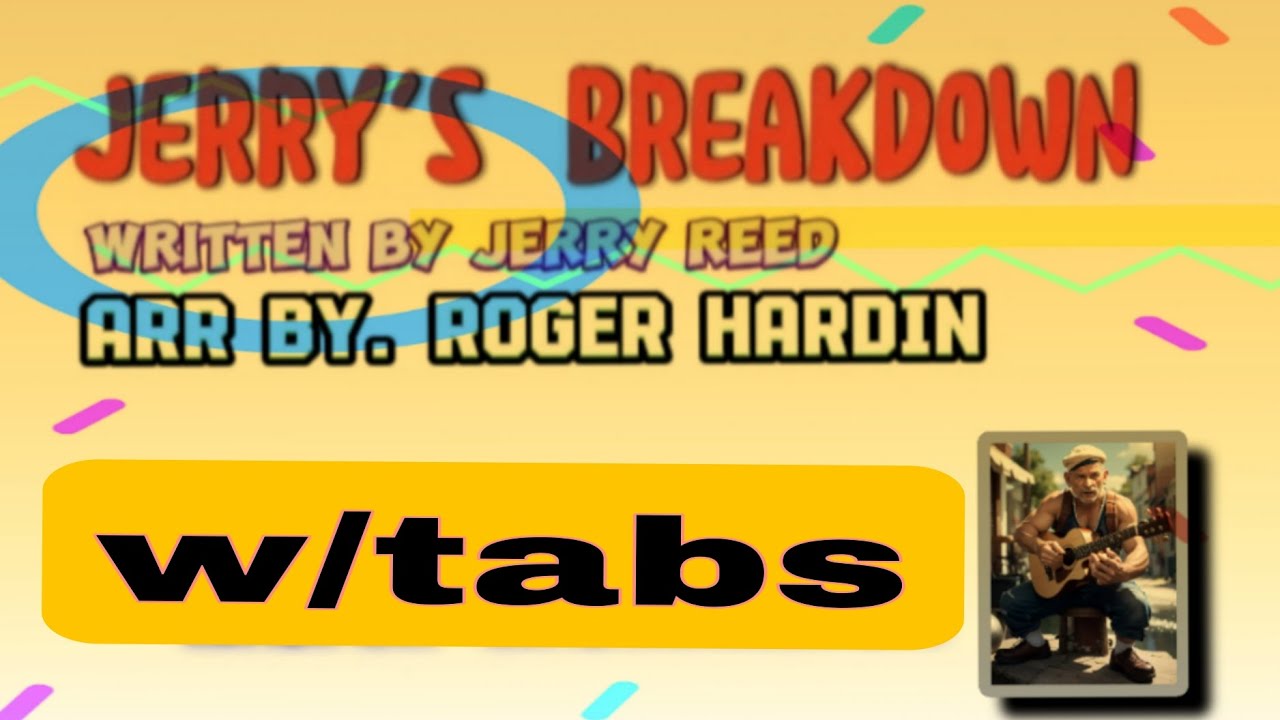 Jerry's breakdown (jerry reed) arr. by roger hardin @santesaa - YouTube