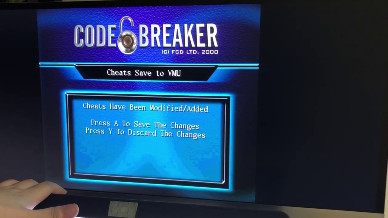 [Dreamcast主机]GDEmu如何使用金手指(下篇) - 使用GDMenu支持的CodeBreaker - YouTube