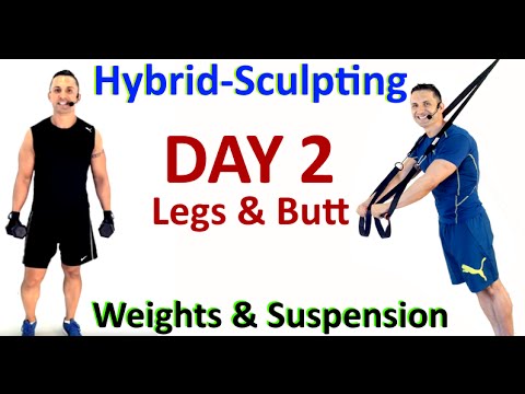 Hybrid Body Sculpting Day 2: Legs Workout - YouTube