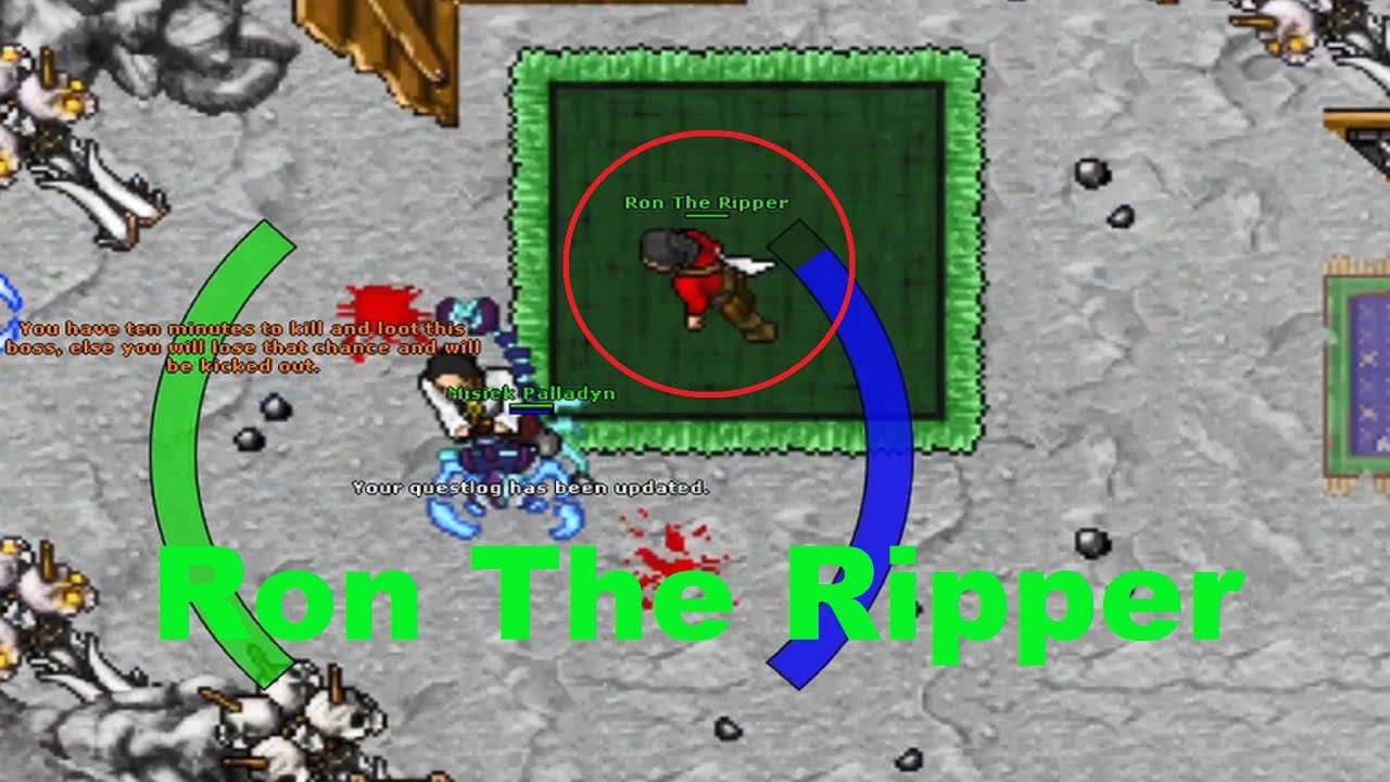 Tibia - Ron The Ripper - Pirate Boss/Leader - YouTube