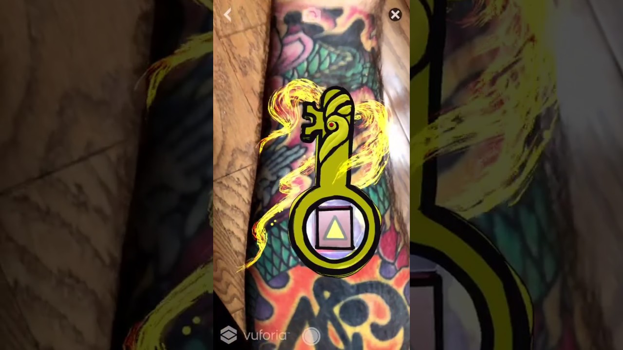 AR Tattoo App - YouTube