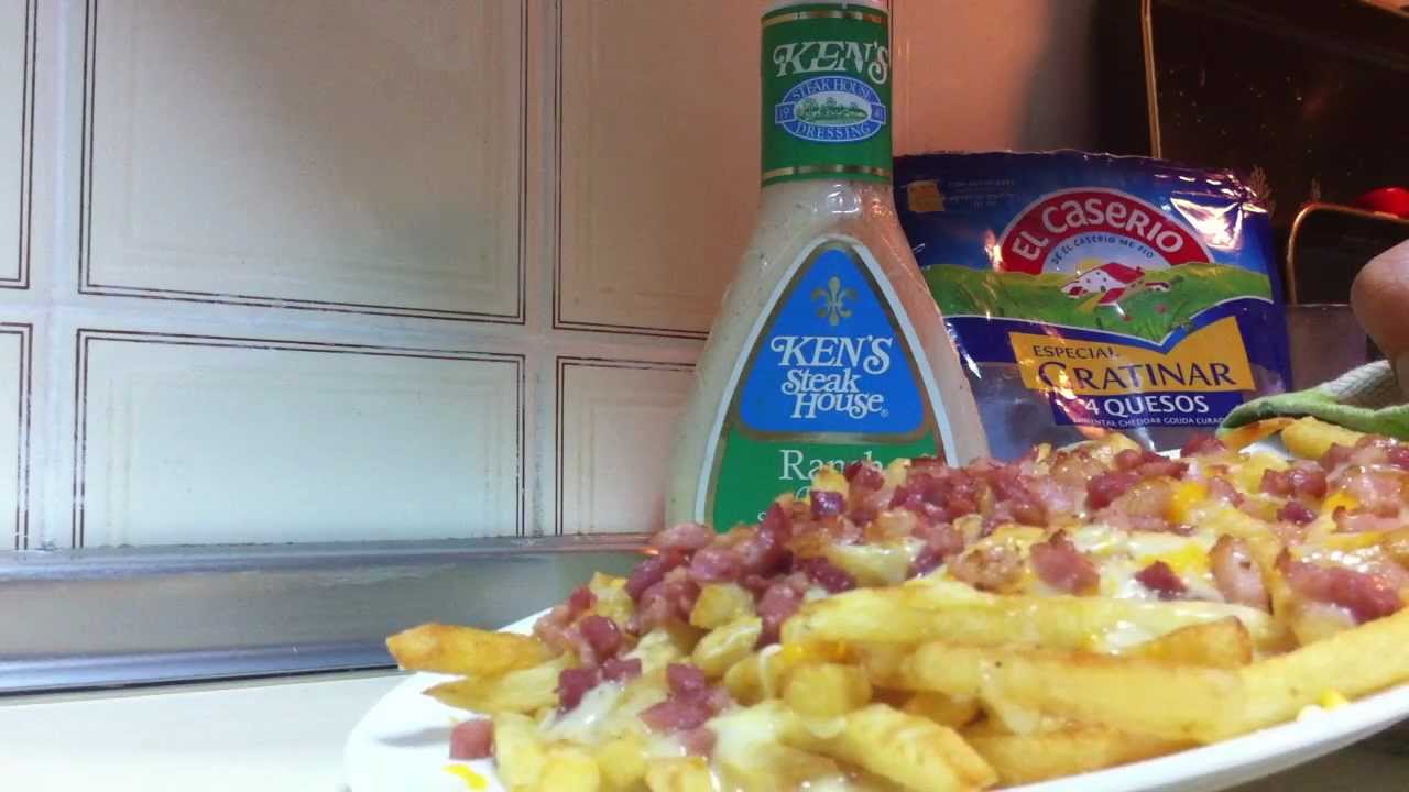 Patatas fritas estilo Foster´s Hollywood - Bacon cheese fries del ...