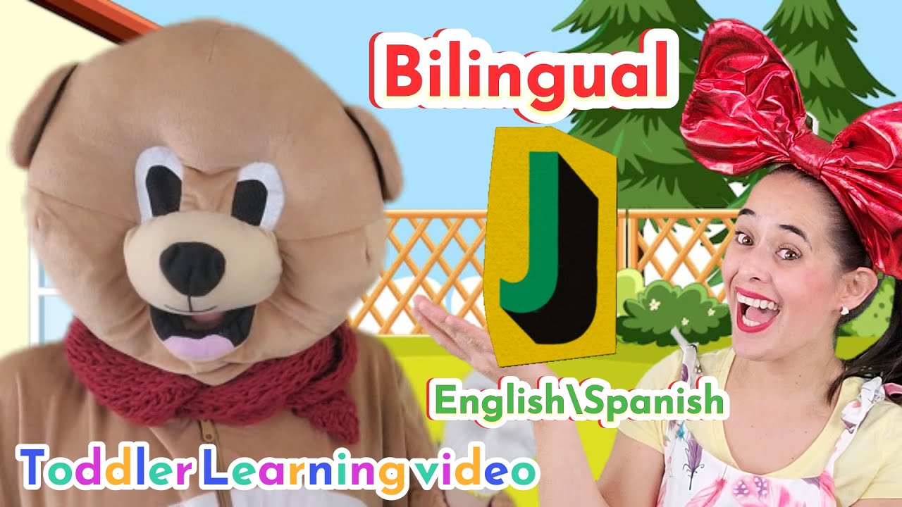 Toddler learning video | Learn Letter J | Bilingual | English Spanish ...