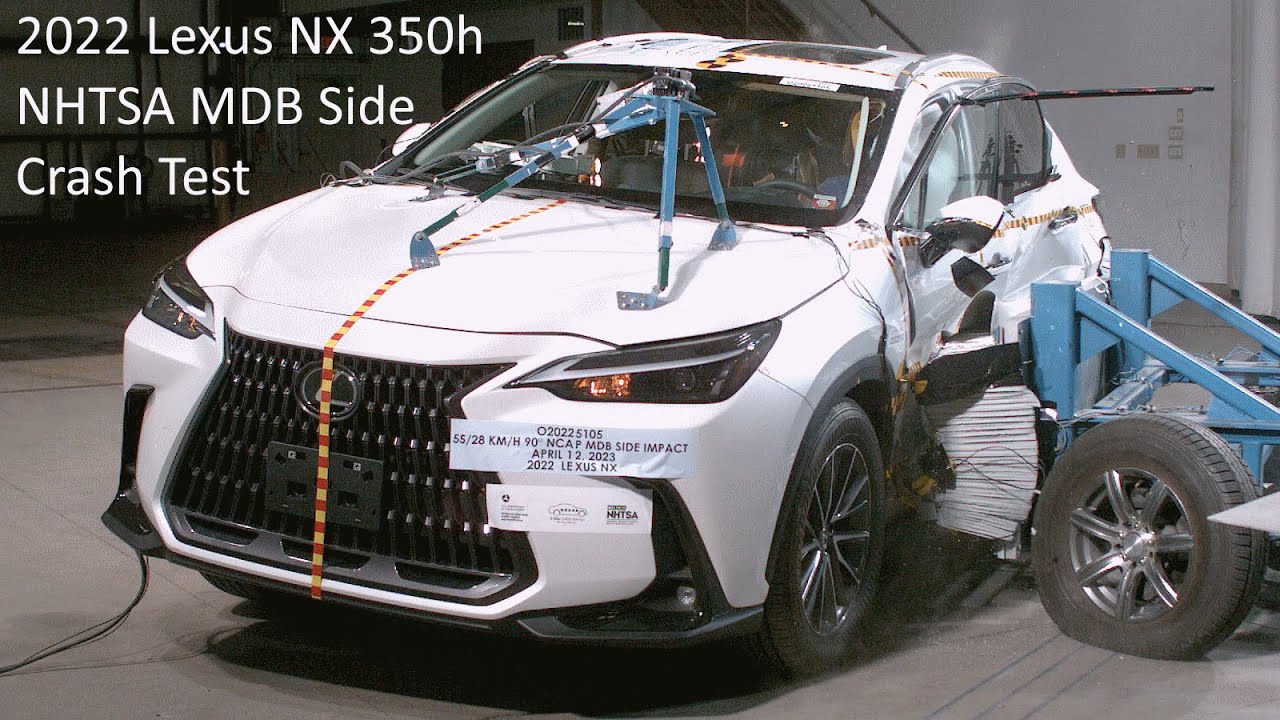 2022-2024 Lexus NX 250 / NX 350 / NX 350h NHTSA MDB Side Crash Test ...