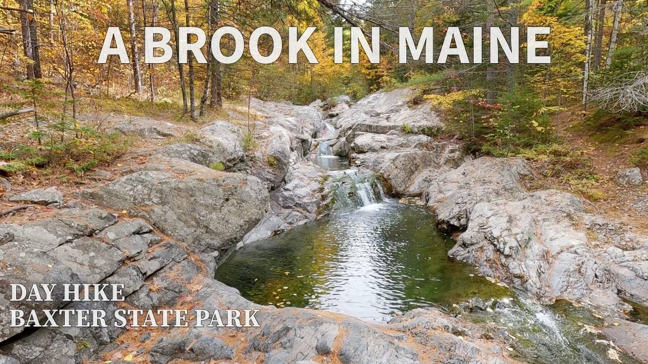 Autumn Hike to Waterfalls at Baxter State Park - YouTube