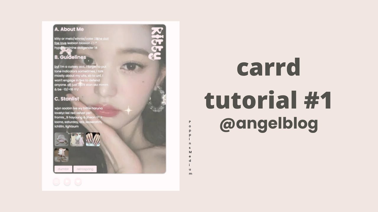 cute and simple carrd tutorial - YouTube