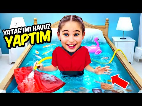 ANNEME DEV KIŞKIRTMA ‼️ ODAMA HAVUZ KURDUM YATAĞIMI HAVUZ GİBİ DOLDURDUM !!