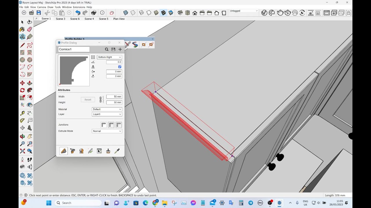 Sketchup Extension - Profile Builder - YouTube