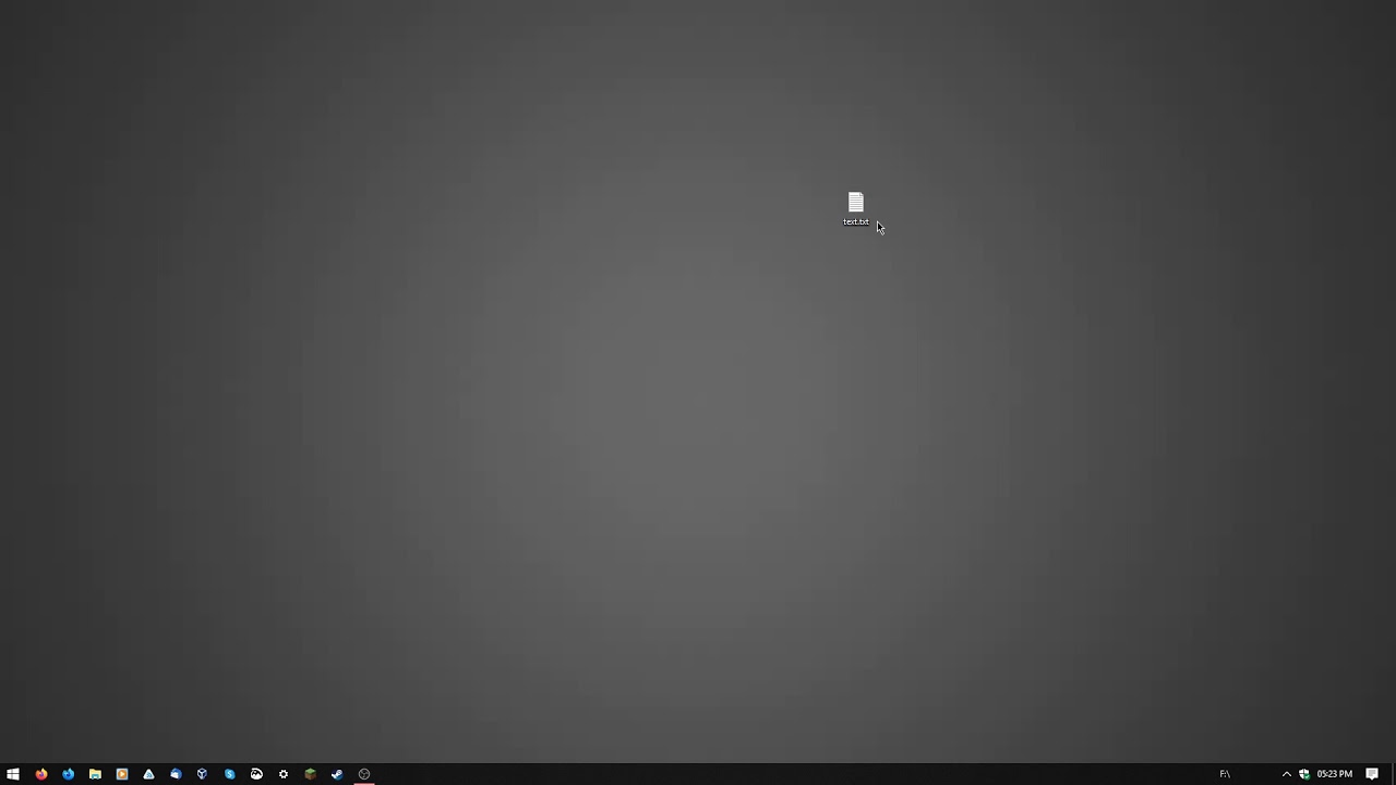 how to open a text file windows 10 - YouTube