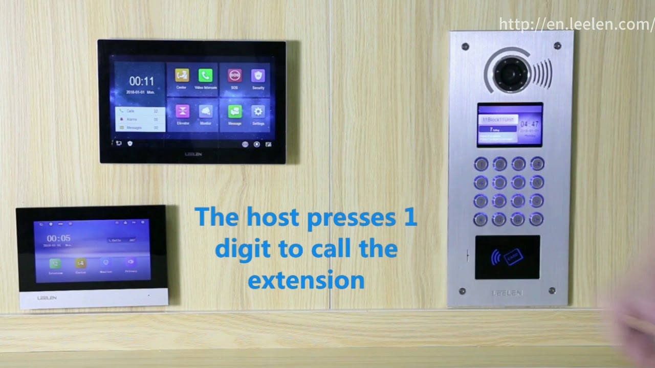 LEELEN Video Intercom-----Introduction to multiple dialing methods ...