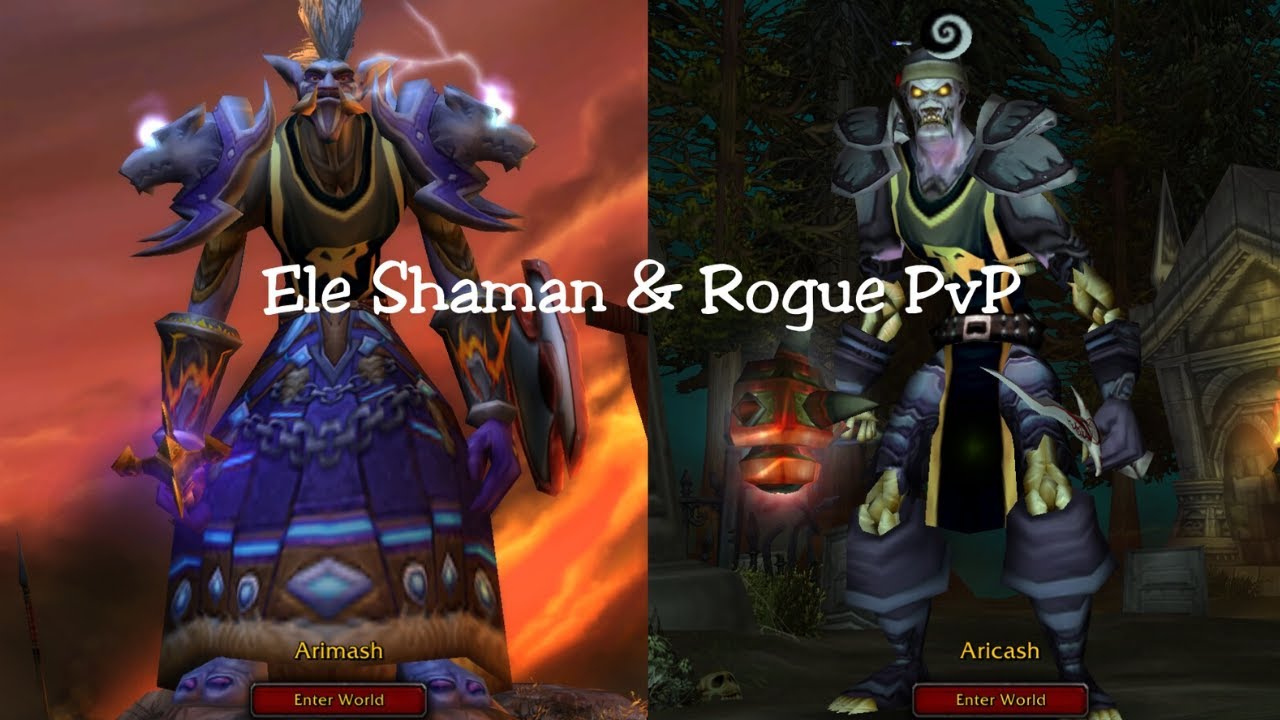 Classic Ele Shaman & Rogue PvP World and BGs | Arimash | Gehennas EU ...